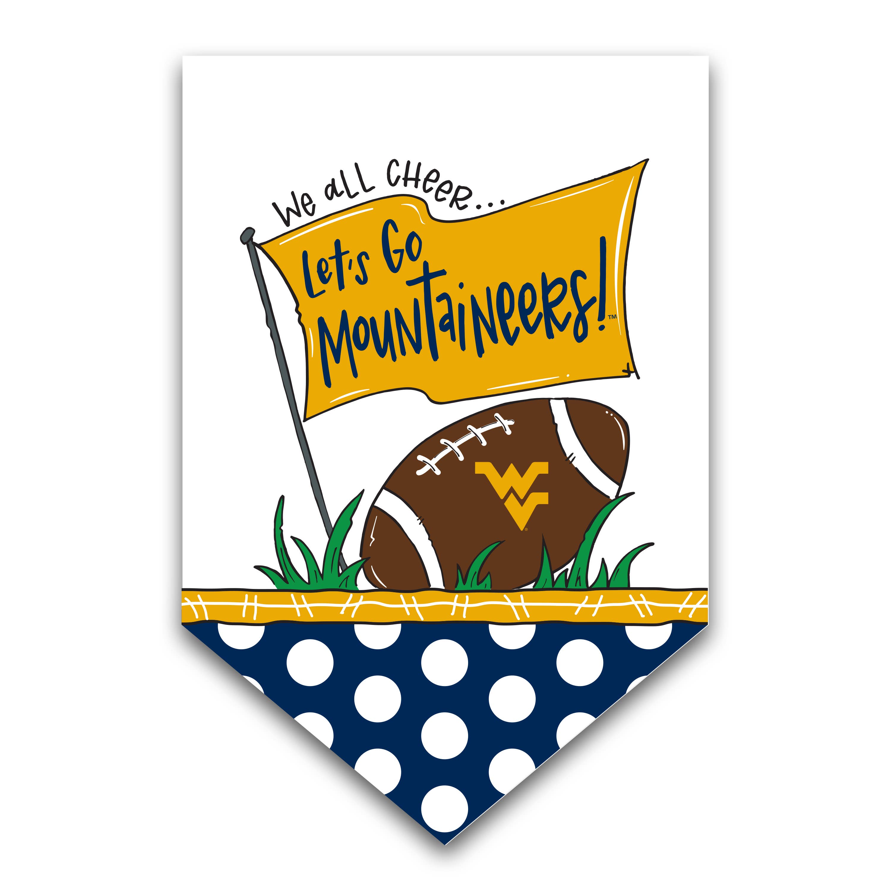 MAGNOLIA LANE - WV We All Cheer Flag – Andrea's Schnuck Store