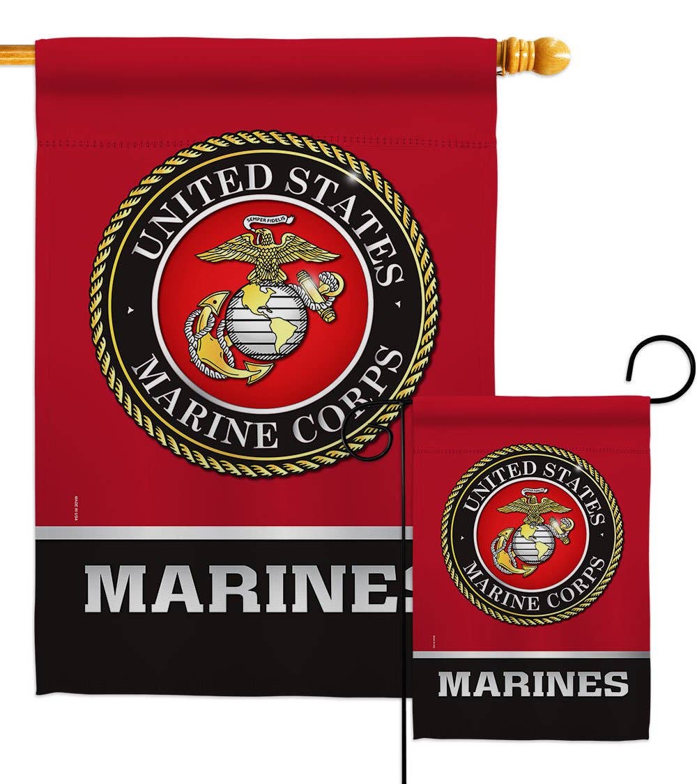 Two Group Flag Co - United State Armed Forces Military Marine Corps De ...