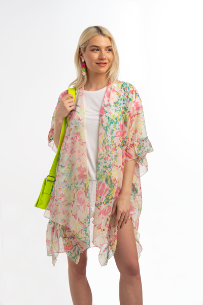 Floral Ruffle Wrap – Andrea's Schnuck Store