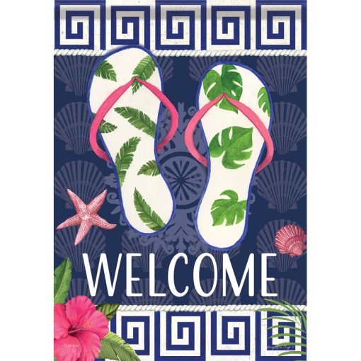 Leaf Flip Flops Flag – Andrea's Schnuck Store