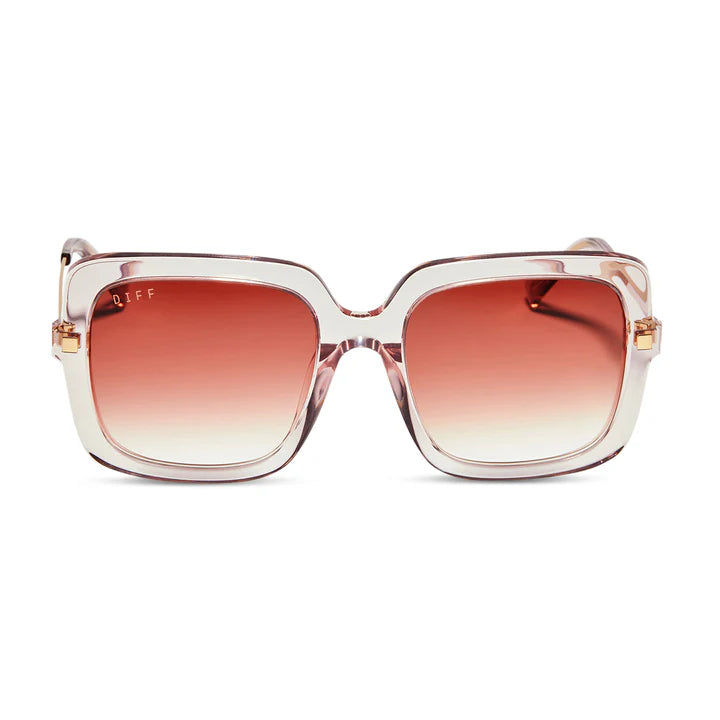 Sandra - Light Pink Crystal Dusk Gradient Sunglasses – Andrea's Schnuck ...