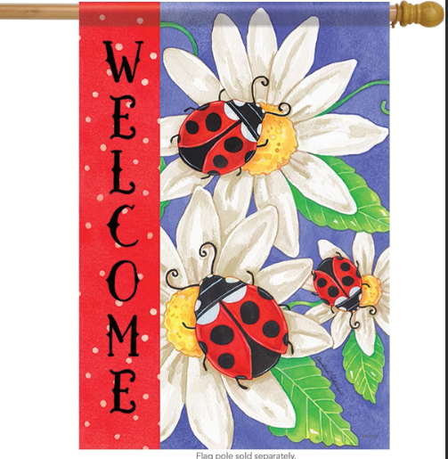 "Ladybug Trio" Dura Soft™ Flag – Andrea's Schnuck Store