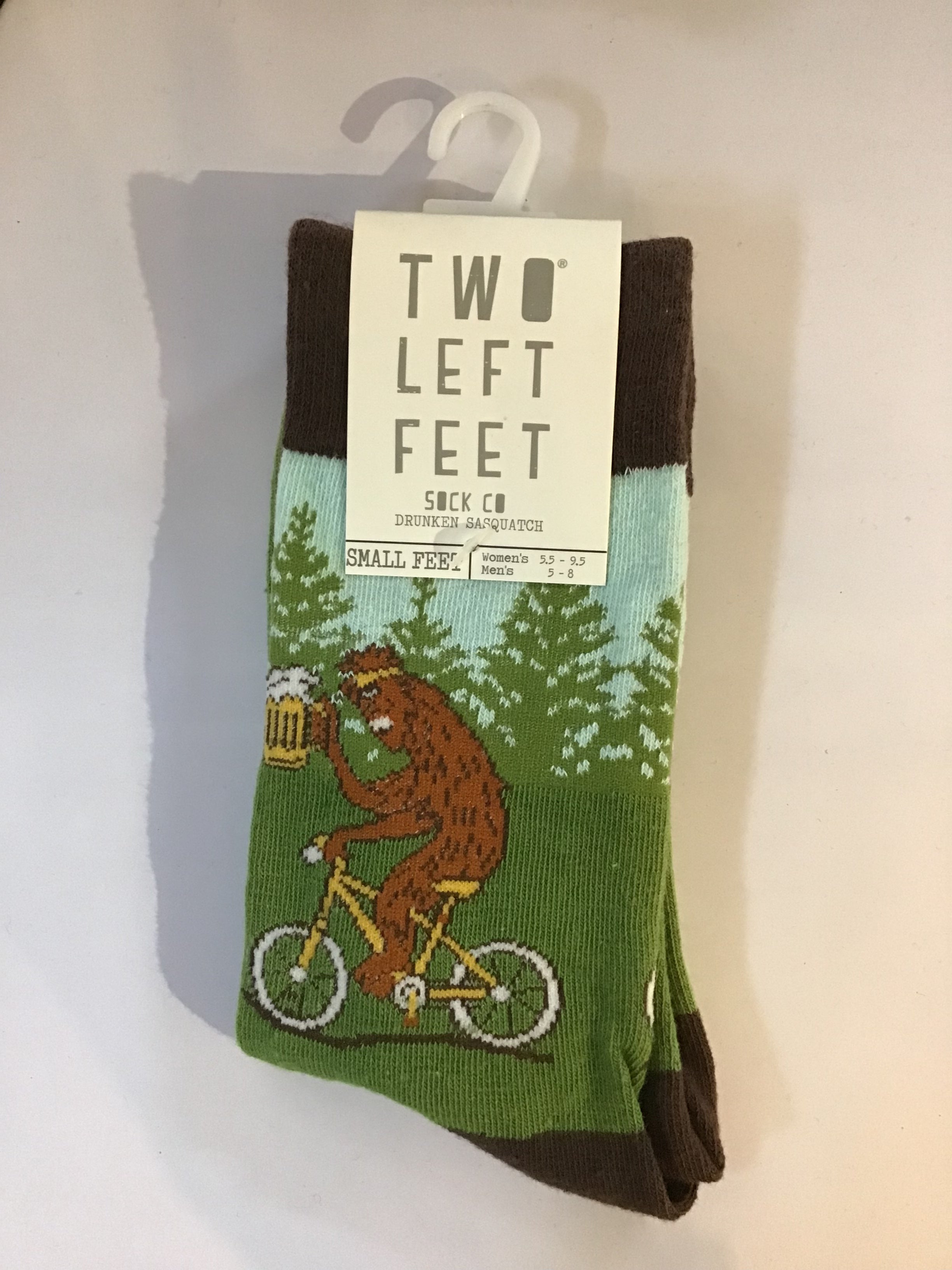TWO LEFT FEET Drunken Sasquatch Socks – Andrea's Schnuck Store